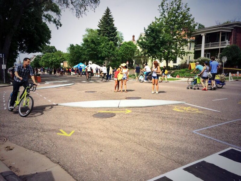 Portlander’s ‘protected intersection’ concept gets first on-street demo ...