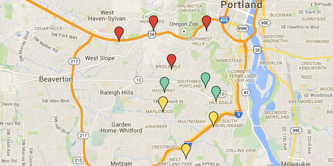 The SW Portland schools with the most walking and biking - BikePortland
