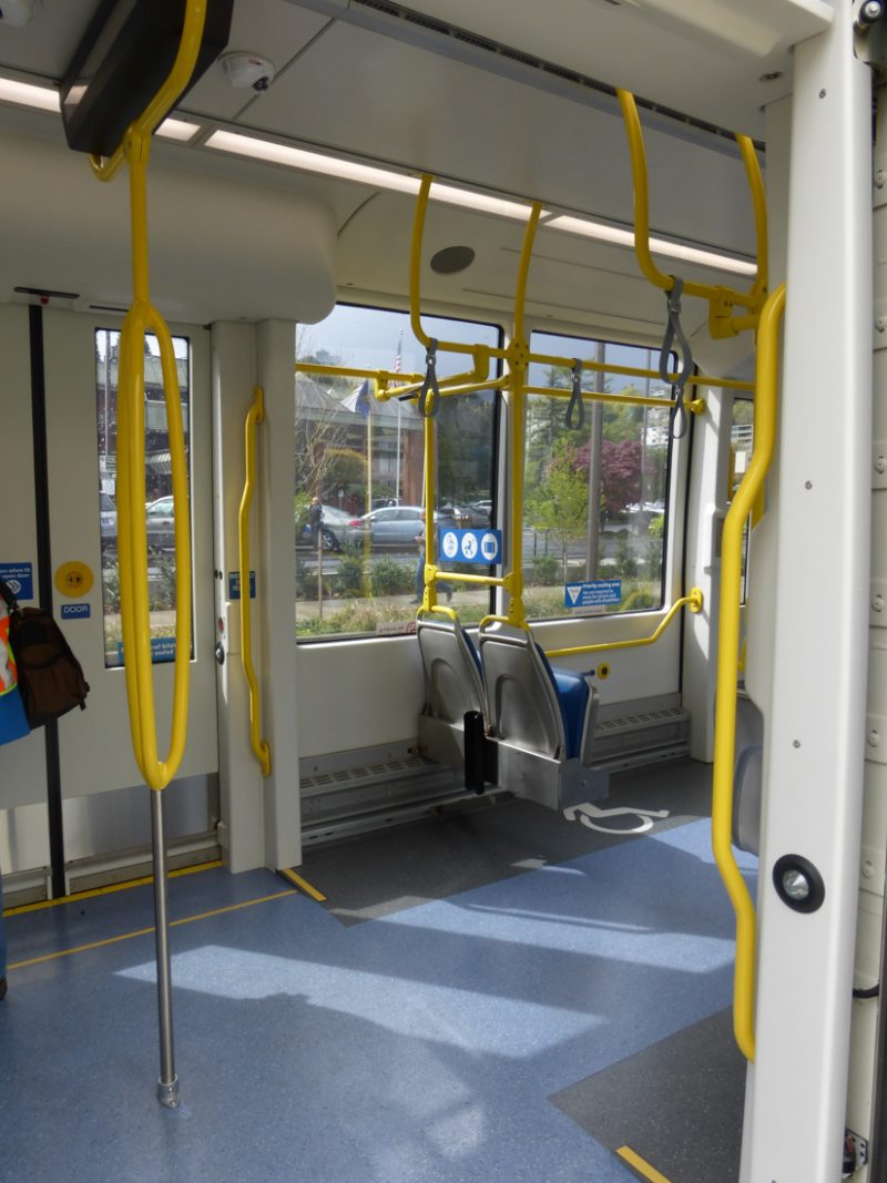 Sneak peek inside TriMet’s new Orange Line MAX trains – BikePortland