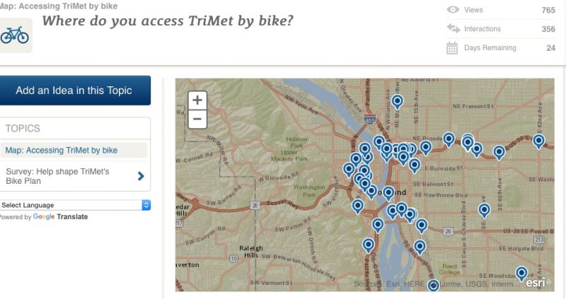 TriMet survey and mapping exercise seeks input from riders who ride ...