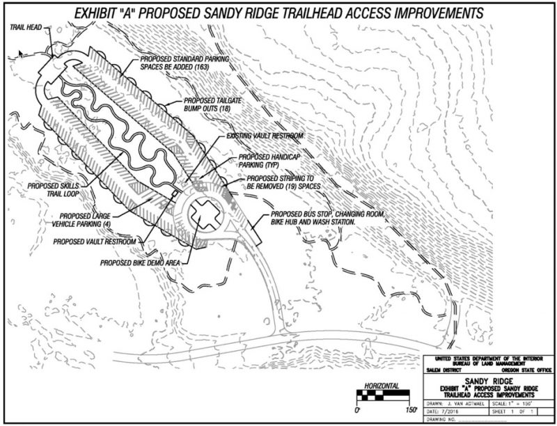 New skills trail, major upgrades proposed for Sandy Ridge trailhead ...