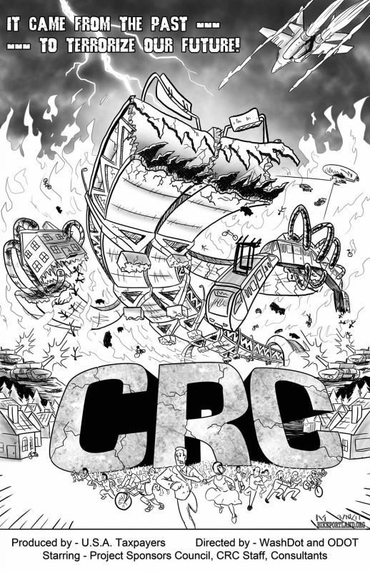 Friday Cartoon: The CRC, coming soon to a theater near you – BikePortland