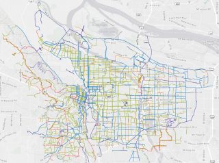 Portland’s official city bike map is now digital and interactive ...