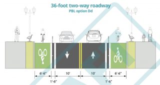 Here’s how we build it: PBOT releases draft version of Protected Bike ...