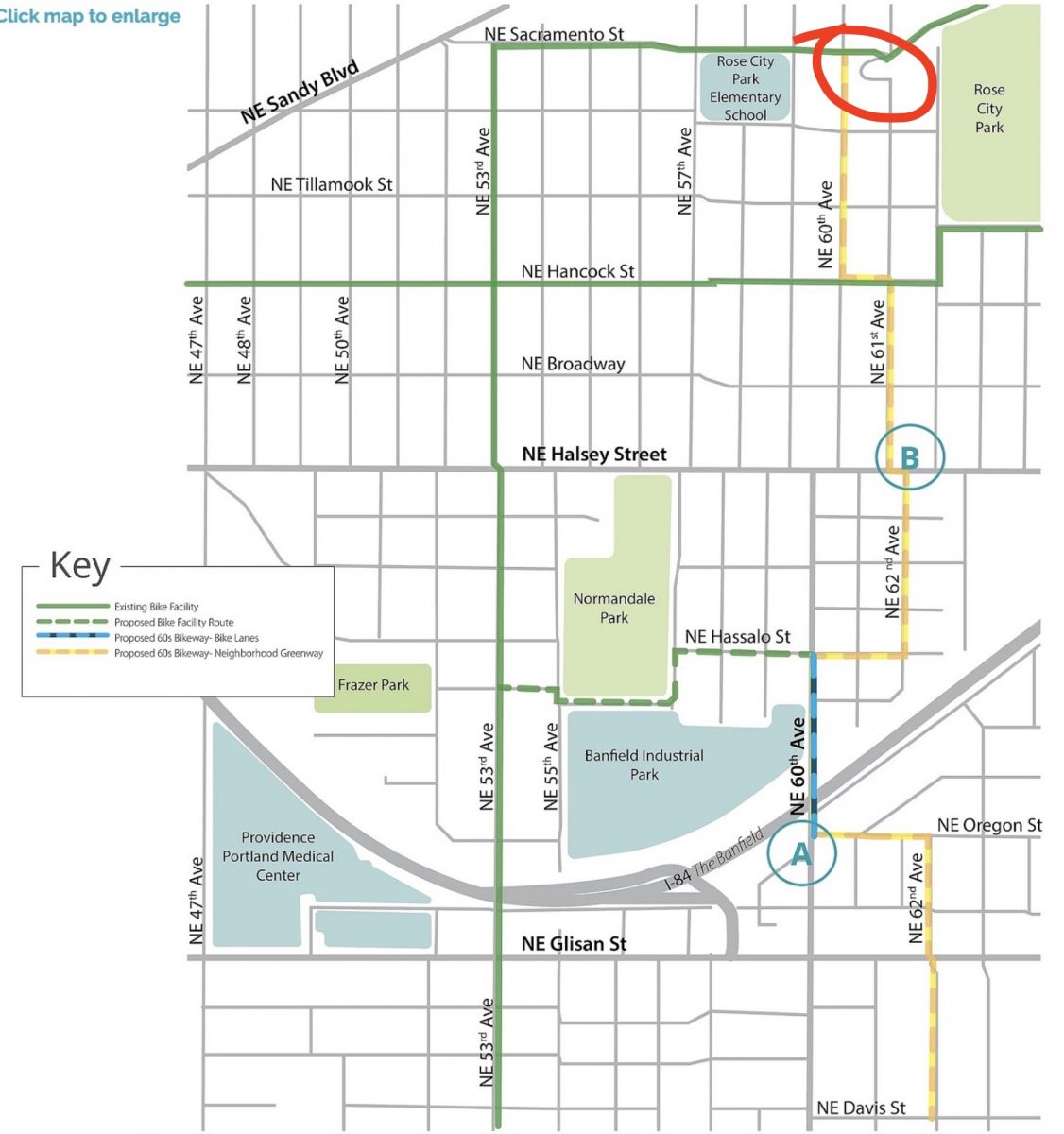 Guest Article: The Tabor Trail (60s Bikeway) and a safer NE Halsey ...