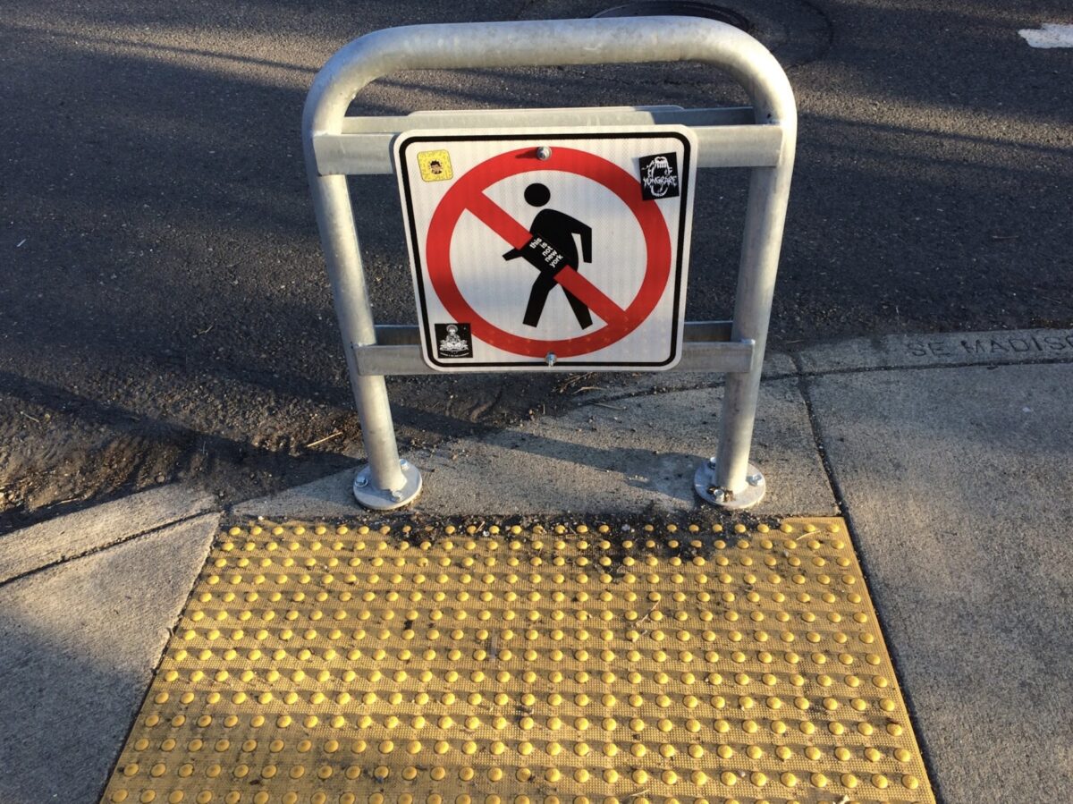 As ‘No Crossing’ signs proliferate, every intersection is no longer a ...