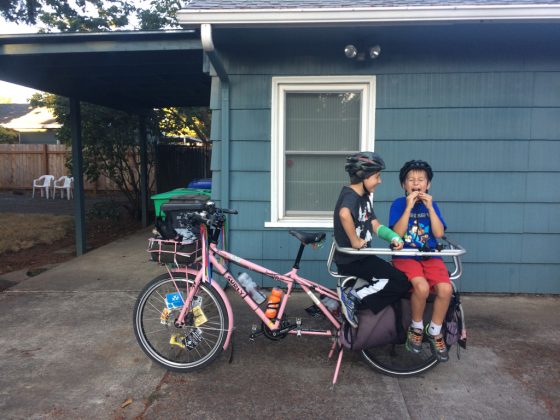 Family Biking: Two tweens on a family bike (part one) – BikePortland