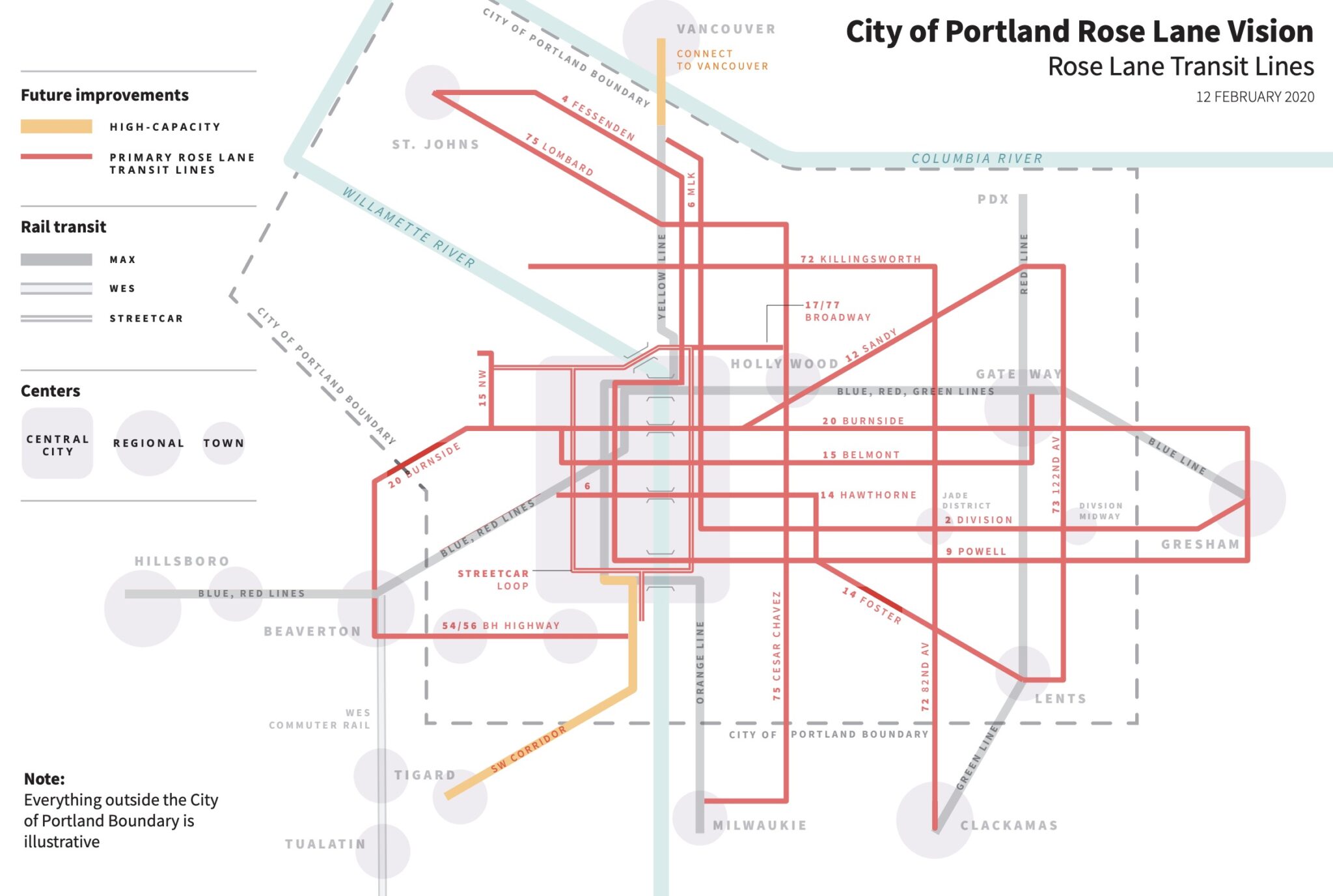 Portland City Council passes ‘Rose Lane’ transit priority plan ...