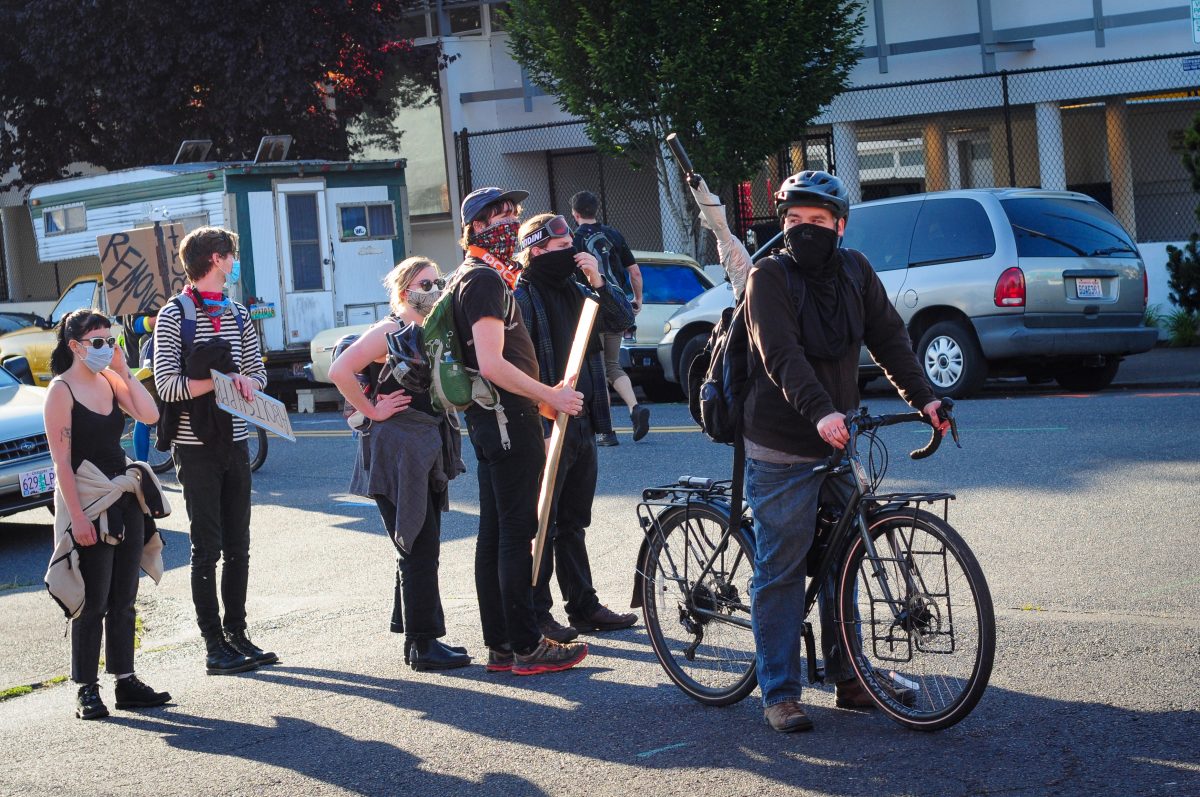 Biking the Portland protests and return of Bike Swarm – BikePortland