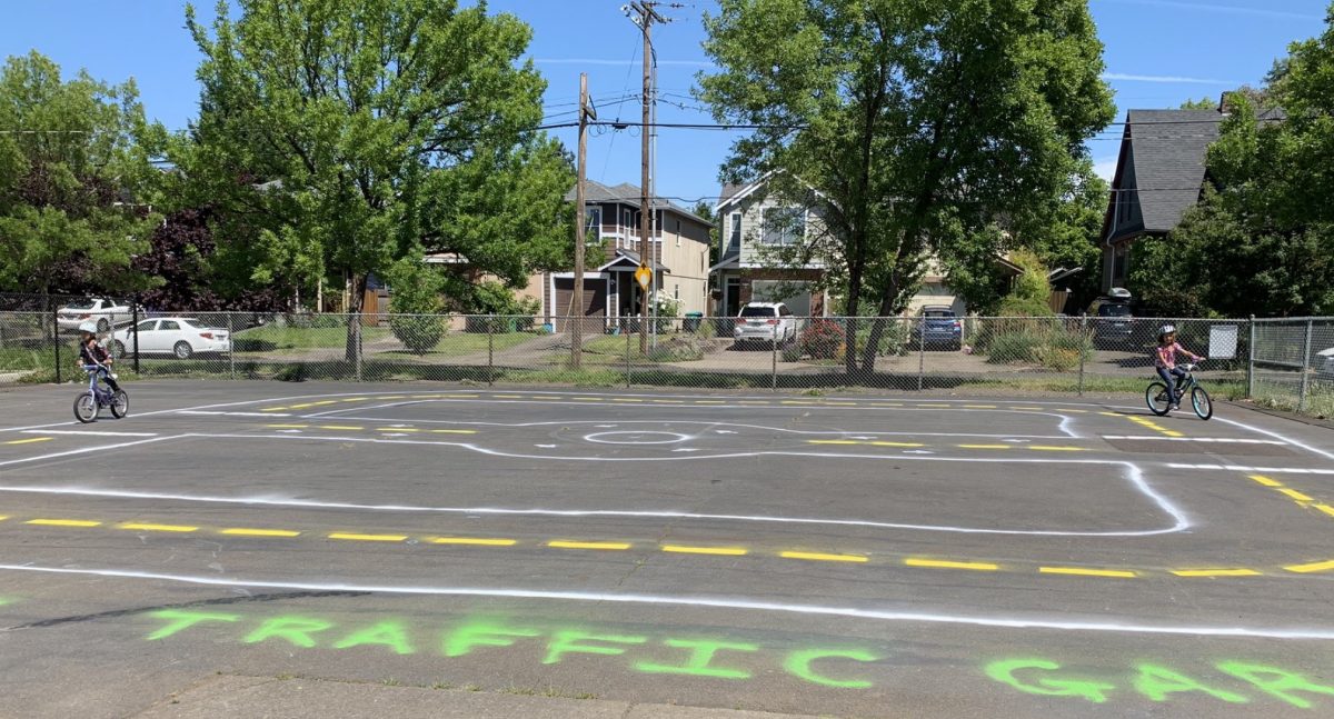 ‘Traffic gardens’ bloom in Portland – BikePortland