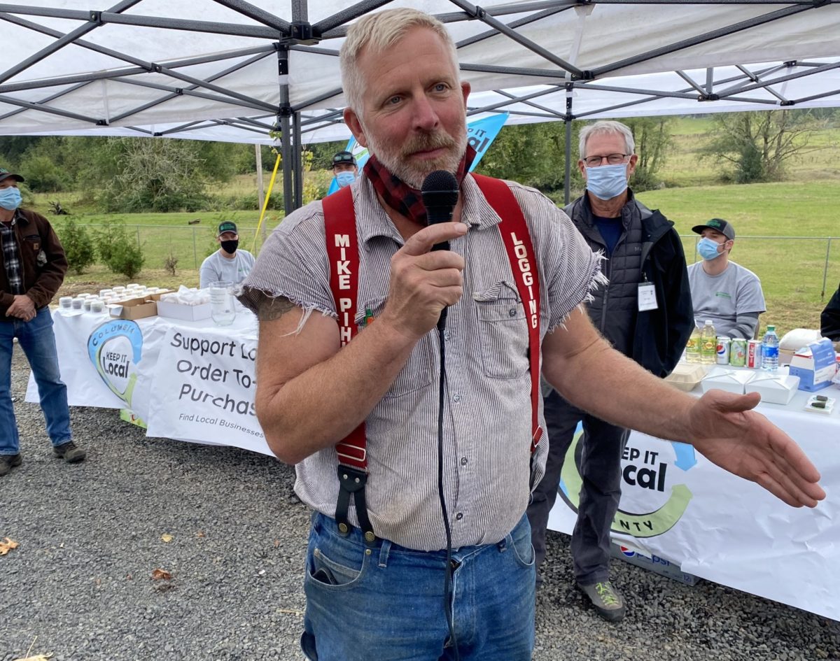 Loggers, electeds, and riders come together to mark solid progress on ...