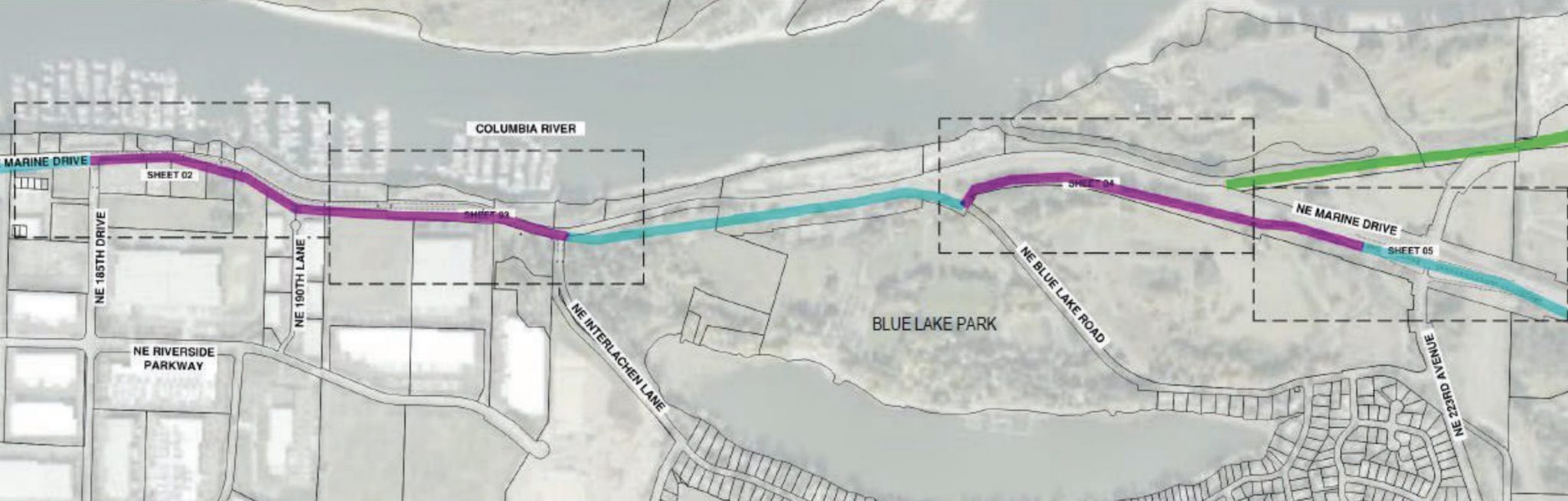 The Marine Drive Path is 75% complete. Here are the gaps that remain ...