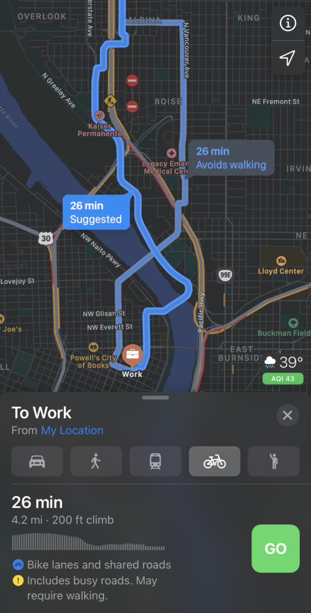 Apple Maps cycling directions now available for Portland – BikePortland