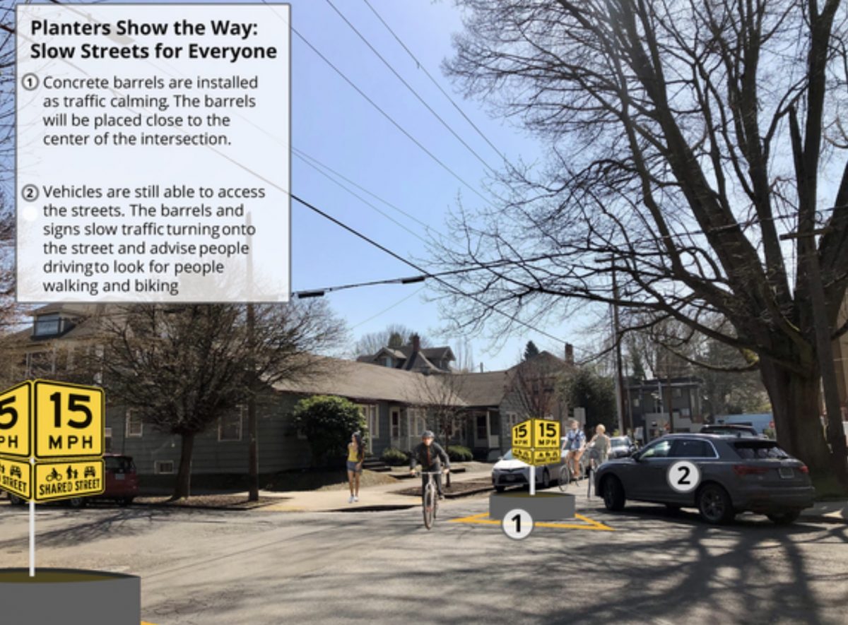 PBOT will install 80 concrete barricades to make ‘slow streets’ more ...