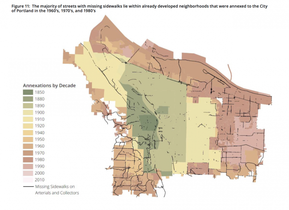 Sidewalks and Portland: It’s not so simple – BikePortland