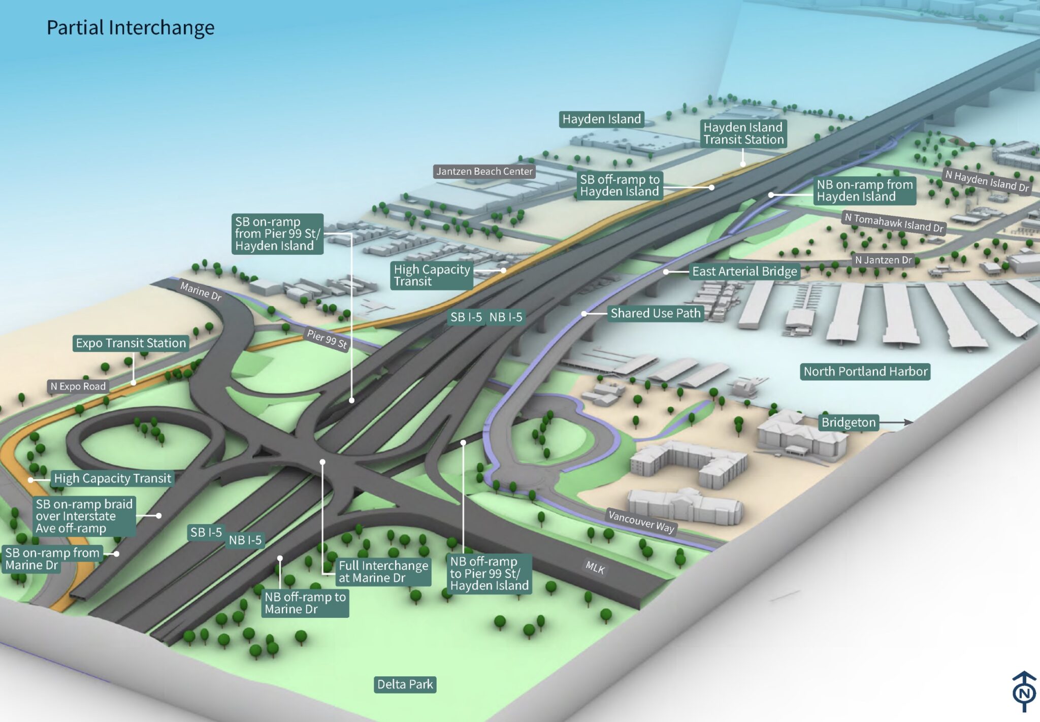 New renderings offer clearest picture yet of Interstate Bridge ...