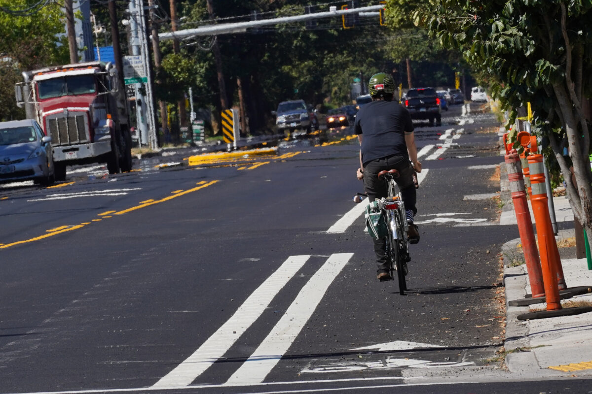 ODOT adds bike lanes to key section of N Lombard – BikePortland