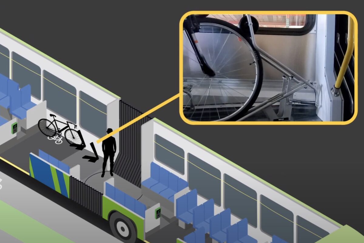 How to take your bike on the new TriMet FX buses – BikePortland