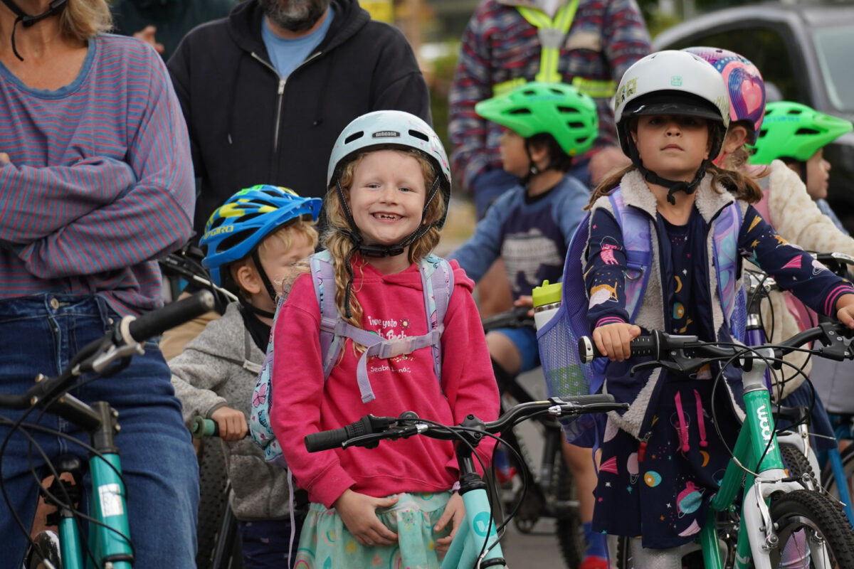 The Alameda bike bus has more than doubled in size in just four months ...