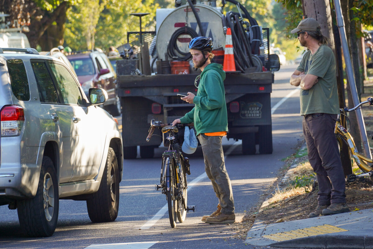Human-protected bike lane protest draws attention to deadly ...
