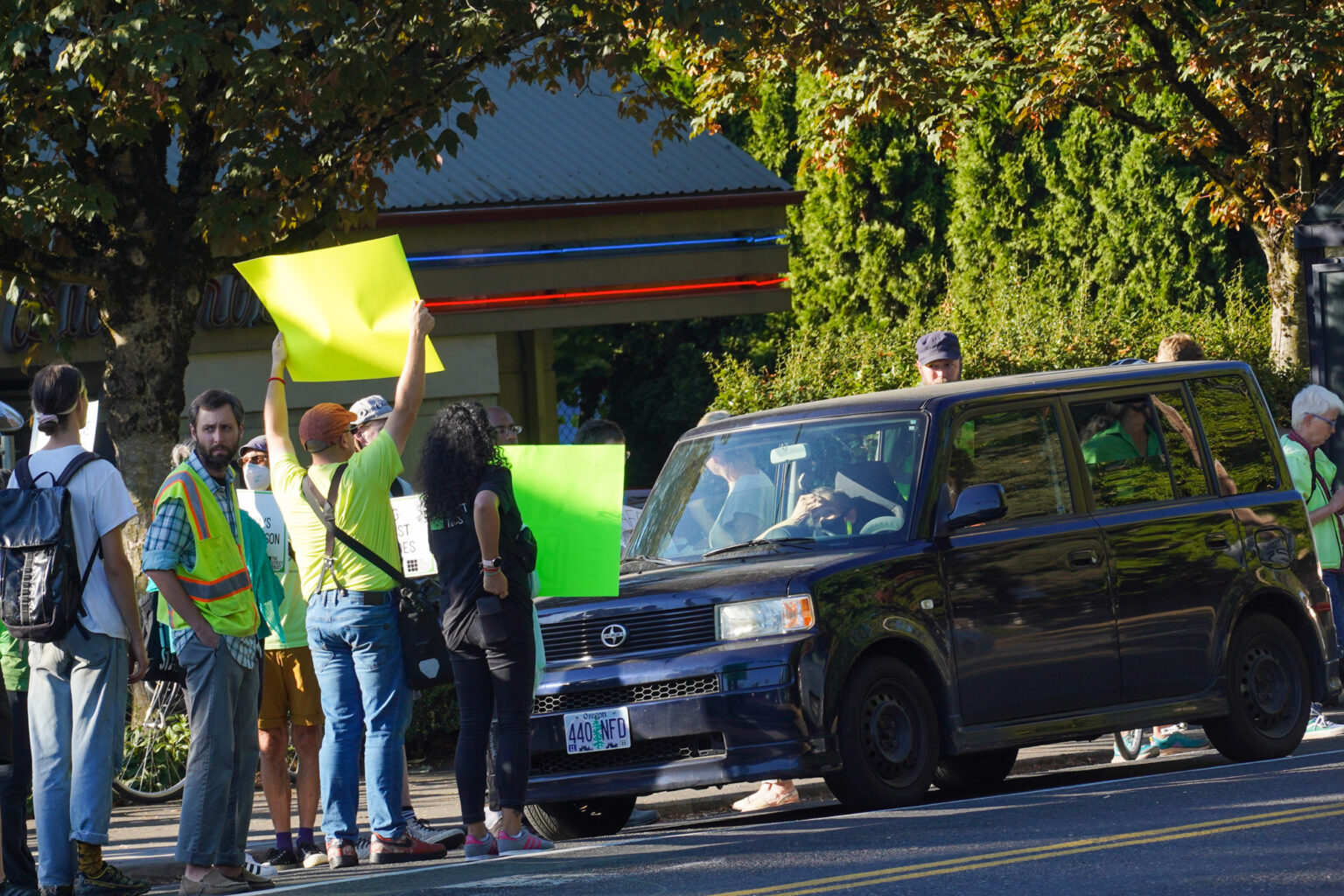 Human-protected bike lane protest draws attention to deadly ...