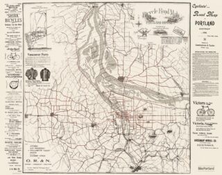 1896 Portland Bike Map – BikePortland