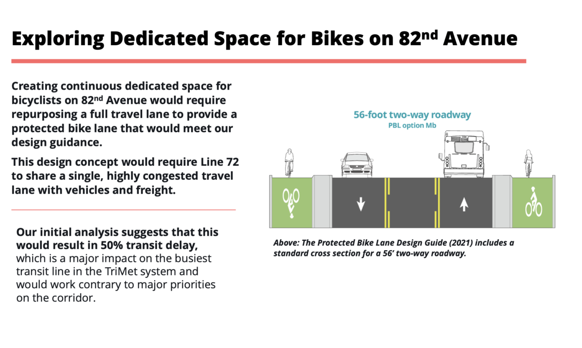 Bike lanes on 82nd Ave? PBOT explores the options – BikePortland