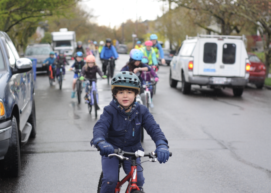 The bike bus movement has schools across Portland walking and rolling ...
