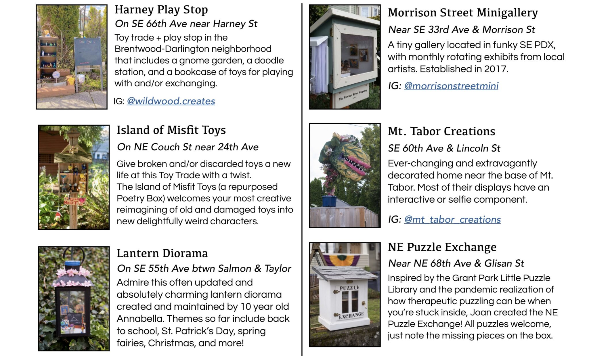 ‘PDX Sidewalk Joy’ map is a guide to roadside curiosities – BikePortland