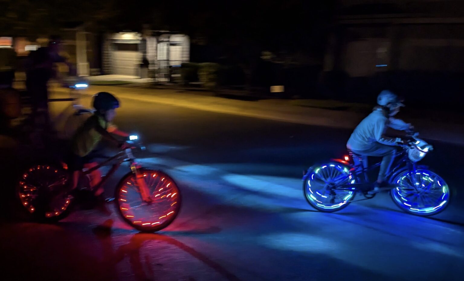 How wheel lights helped my kids pedal past night riding fears ...