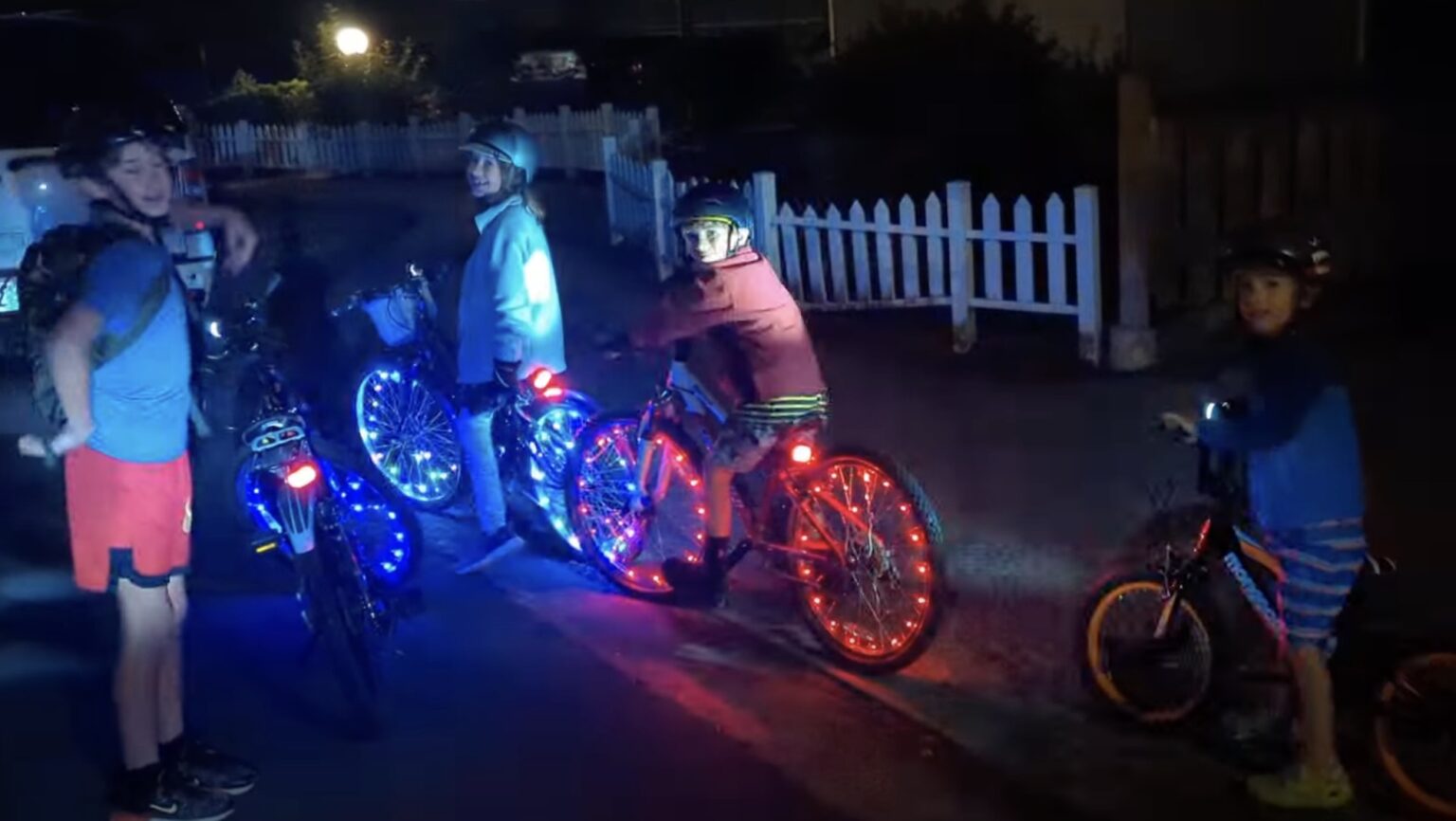 How wheel lights helped my kids pedal past night riding fears ...
