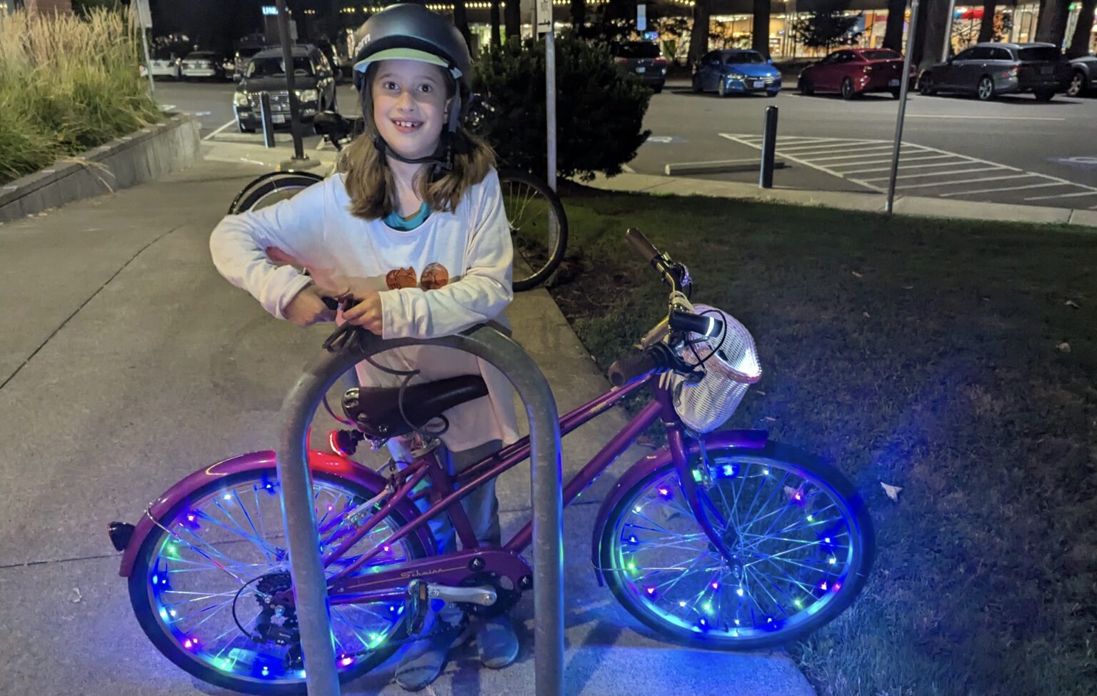 How wheel lights helped my kids pedal past night riding fears ...